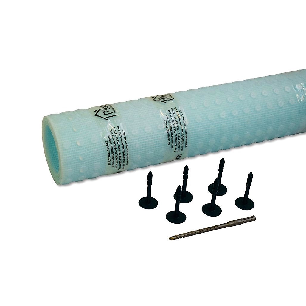 Platon PB2 MESH Damp Proof Membrane Kit (w/ Fixings) – Platinum Chemicals